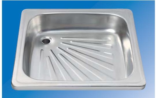 Bac de douche carré 70 à 80 cm inox - Réf. - SALLE DE BAIN / PLOMBERIE ...